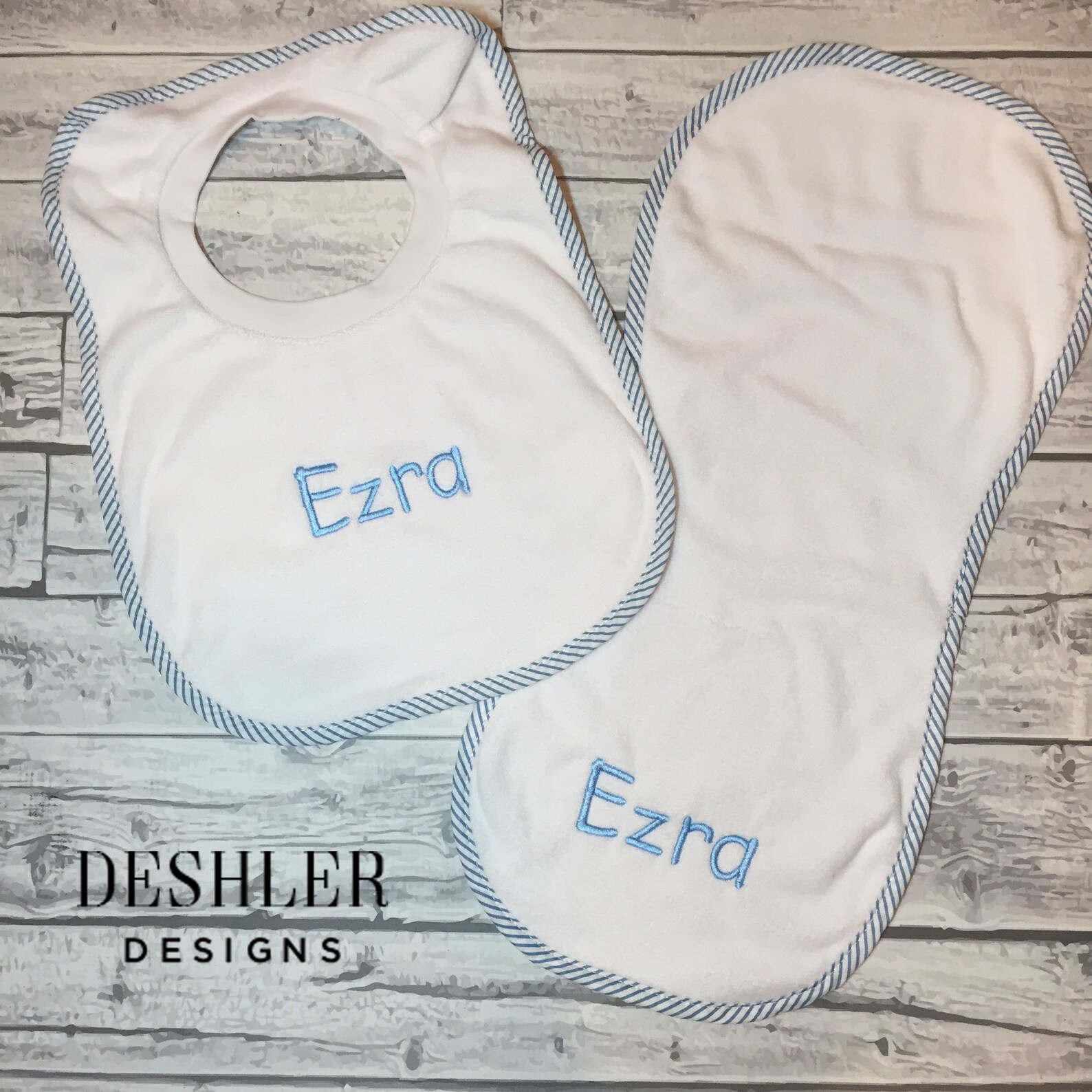 Monogrammed Baby Boy Gift Set Monogram Baby Boy Gift Set | Etsy