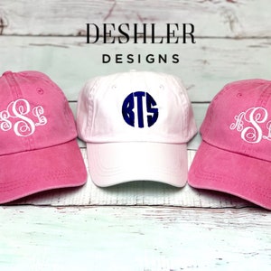 Monogram Kids Hat, Monogrammed Hat for Kids, Monogram Hat for Kids ...