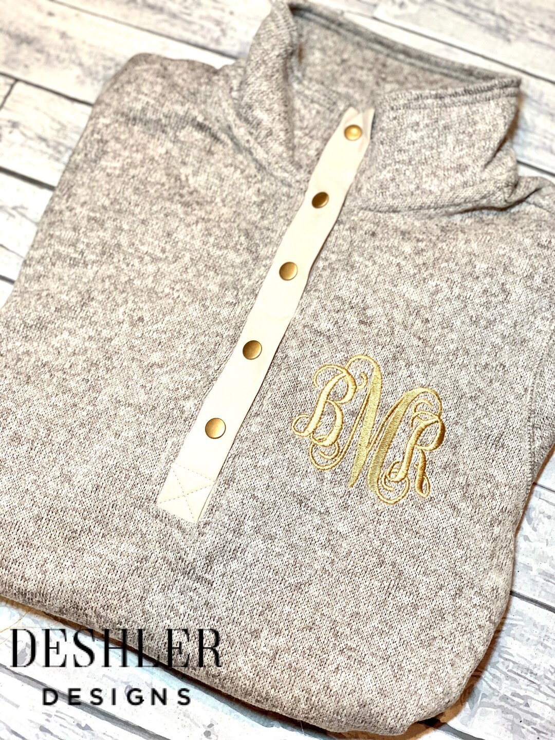 Monogrammed Tunic, Monogram Tunic, Hingham Tunic, Monogram Heathered ...