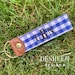 Gingham Key Fob, Gingham Keychain, Pink Gingham Keychain, Blue Gingham ...