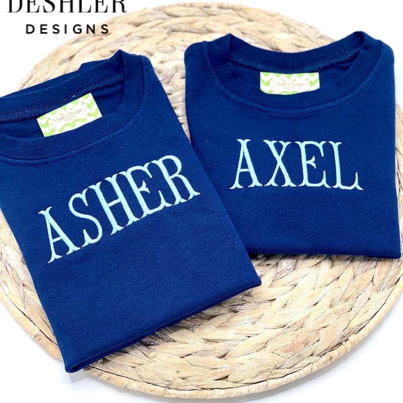 Monogrammed Shirts - Etsy