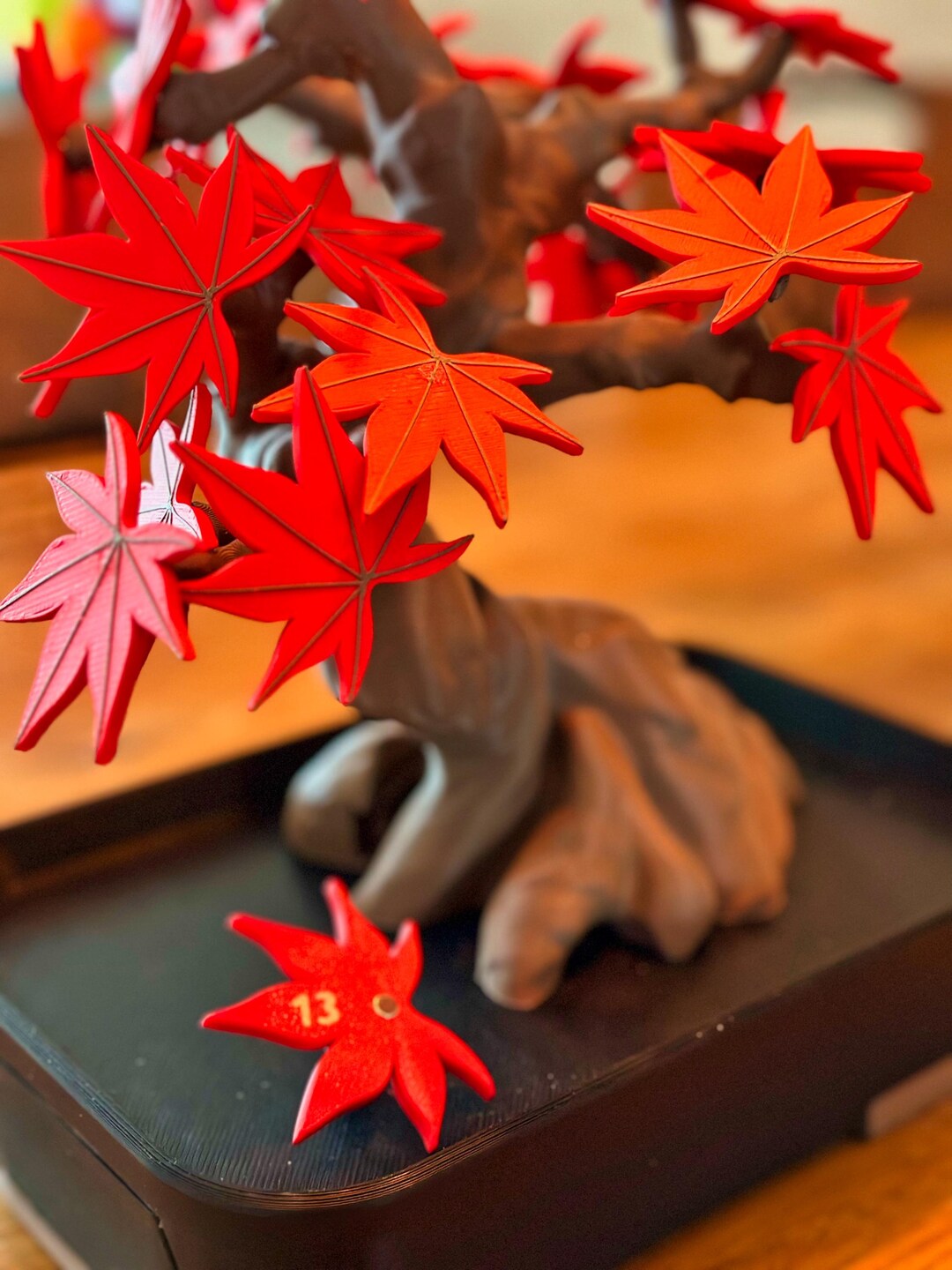 3d Printed Bonsai Calendar - Matte Colors - Etsy