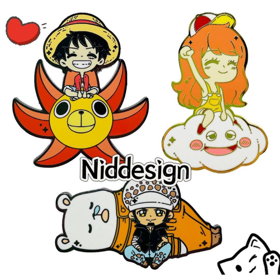 One Piece Enamel Pins—luffy, Zoro.｜collectible One Piece| Perfect One ...