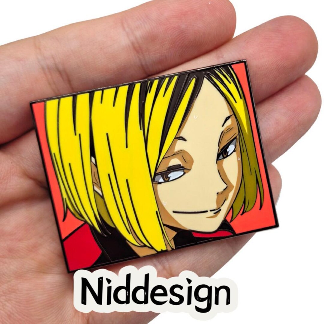 Kuroo Tetsurou Brooch - Haikyuu!! Nekoma Captain Pin Volleyball Anime ...