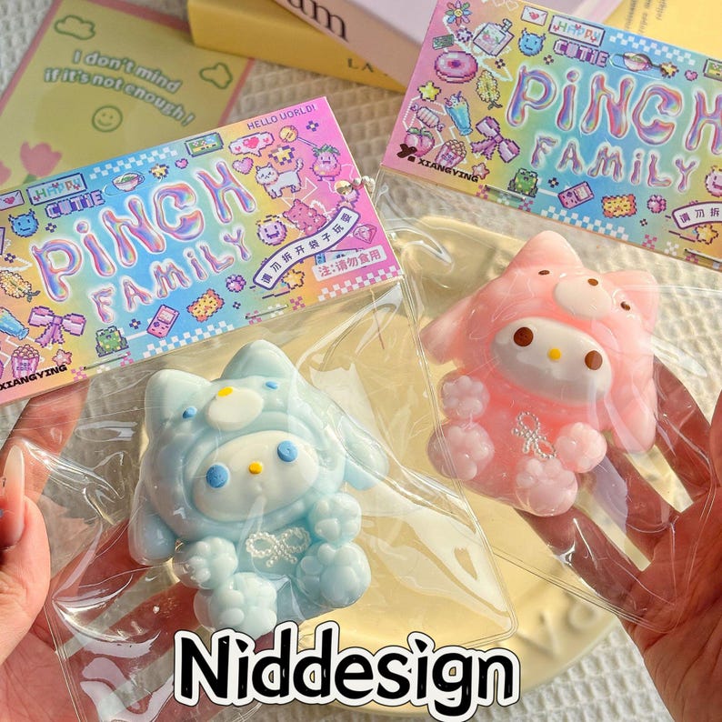 My Melody Squishy Toy - Kawaii Stress Reliever & Fidget Sensory Toy ...