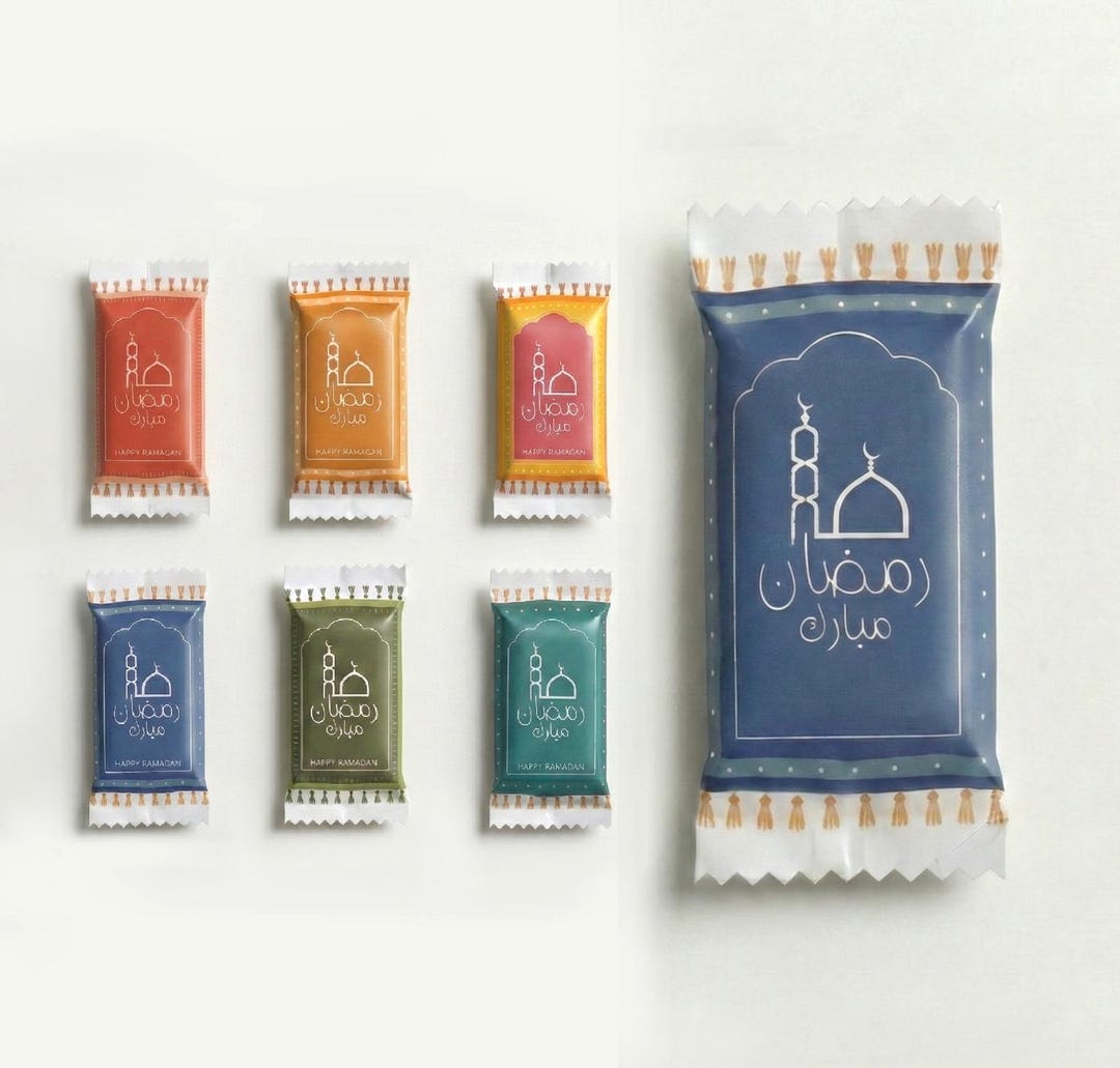 Ramadan Candy Wrapper Printable | Ramzan Kids Gift | Editable Name ...