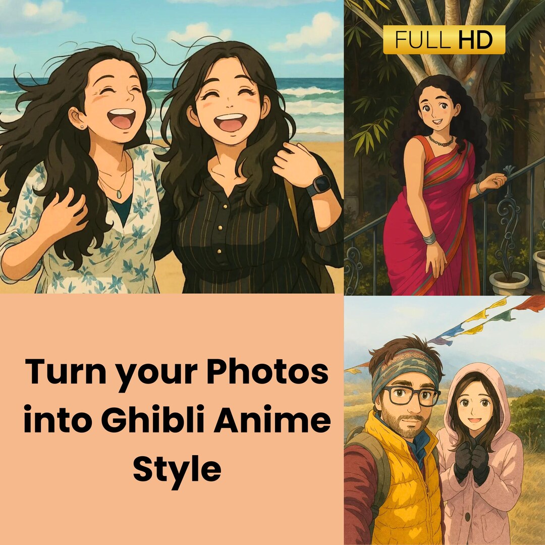 Custom Studio Ghibli Style Portrait – Digital Anime Artwork ...