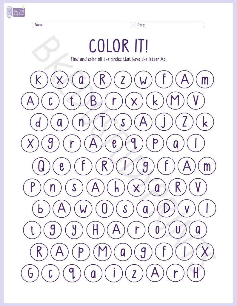 10 Printable Alphabet Letter Aa Phonics Worksheets for Pre-k & K-2 ...