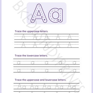 10 Printable Alphabet Letter Aa Phonics Worksheets for Pre-k & K-2 ...