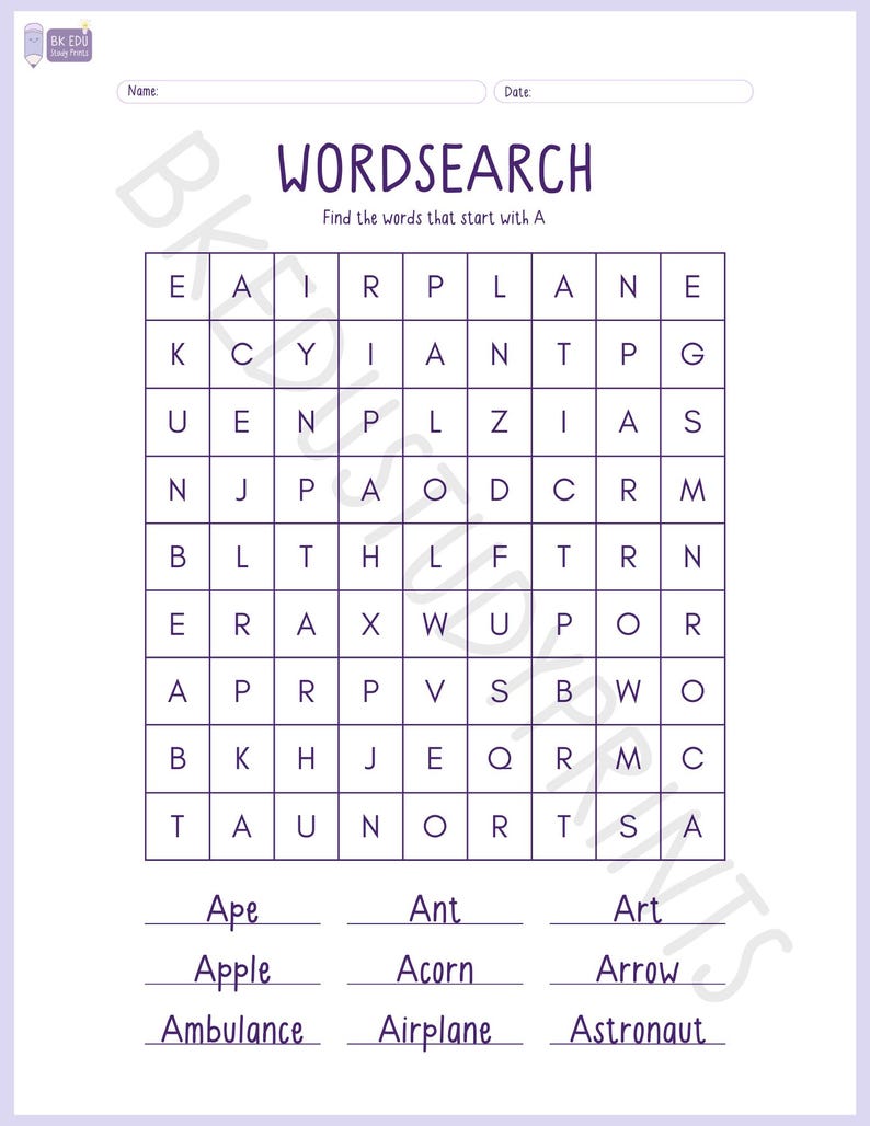 10 Printable Alphabet Letter Aa Phonics Worksheets for Pre-k & K-2 ...