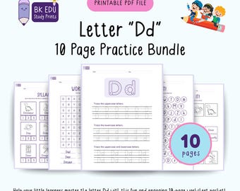 10 Printable Alphabet Letter Aa Phonics Worksheets for Pre-k & K-2 ...