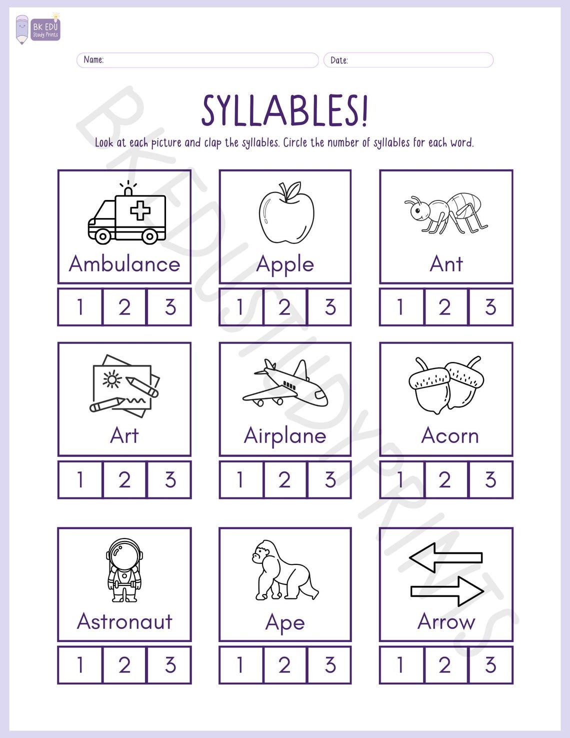 10 Printable Alphabet Letter Aa Phonics Worksheets for Pre-k & K-2 ...