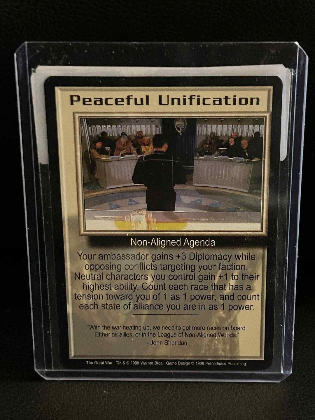 Peaceful Unification the Great War Babylon 5 Light Play - Etsy