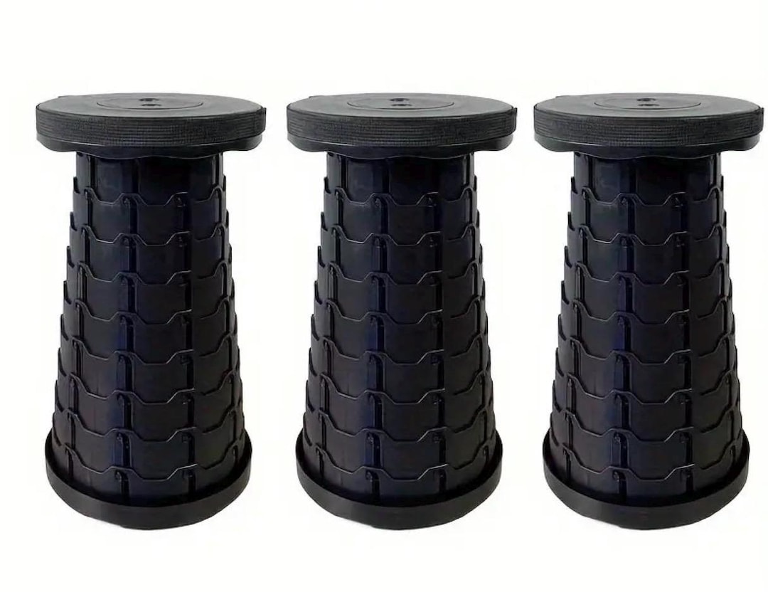 Collapsible Portable Chair, Retractable Folding Stool, Sturdy ...