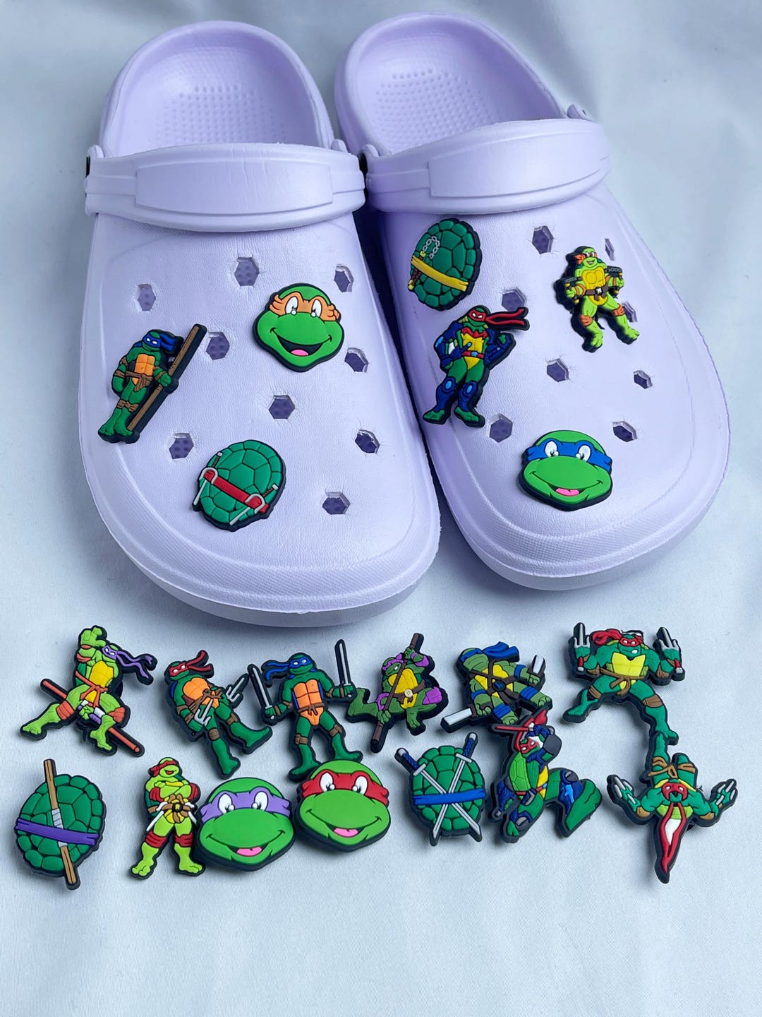 Teenage Mutant Ninja Turtles Shoe Buckles | Cute PVC Clog Shoe Plugs ...
