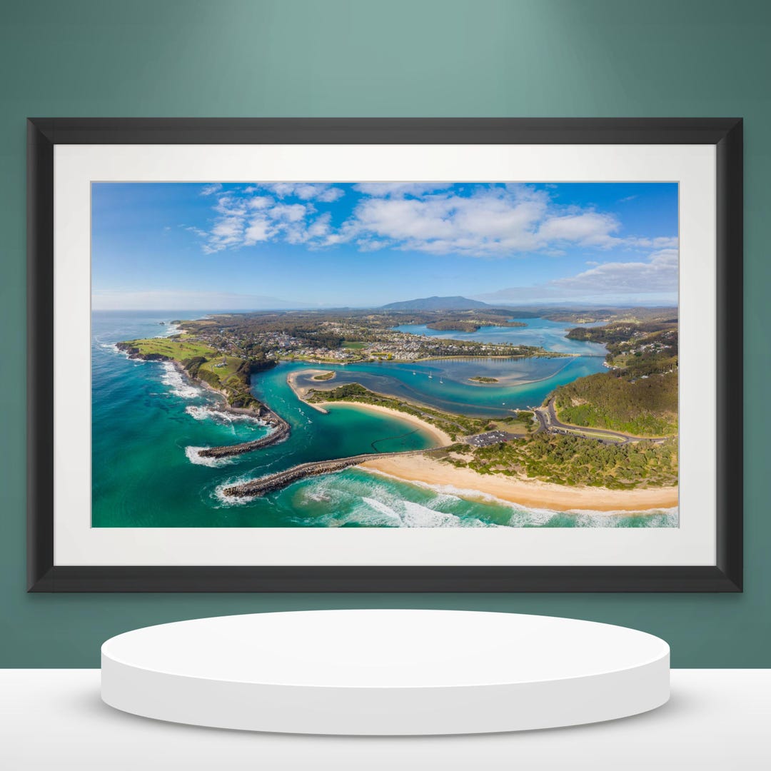 Aerial View of Narooma in New South Wales, Australia. Wall Art, Travel ...