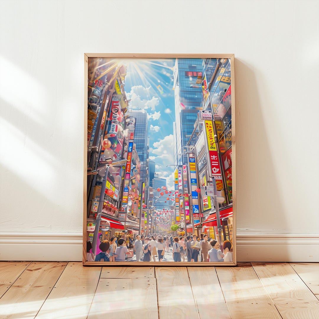 Tokyo Wall Art, Japan City Tokyo Poster, Tokyo City Art Printable ...