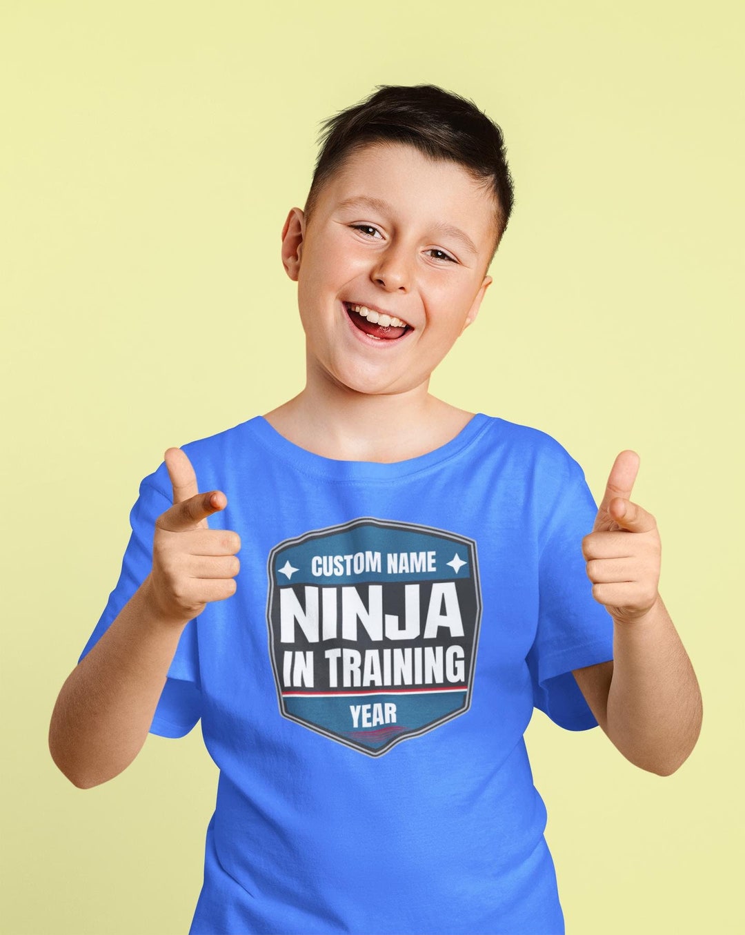 Kids Custom Ninja T-shirt - ANW Kids - Ninja Shirt - Ninja in Training ...