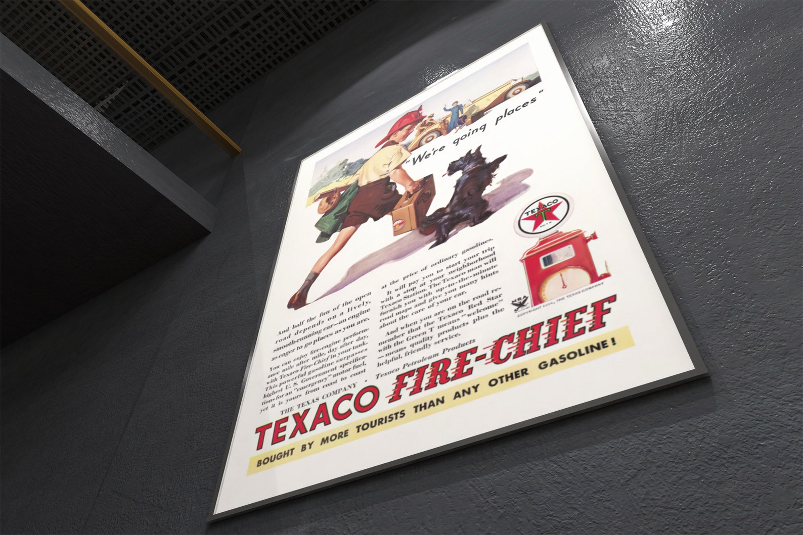 Set of 2 Retro Texaco Gasoline Advertisements From the 1950s - Digital ...
