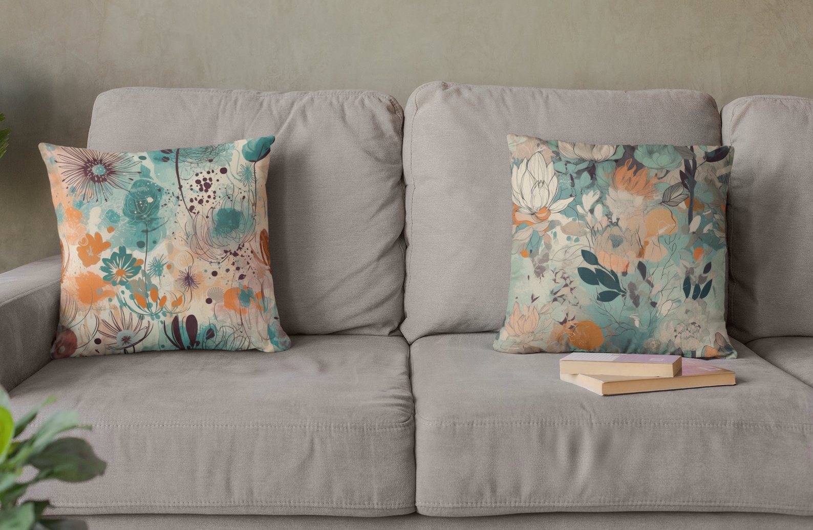 Colorful Seamless BOHO Flower Patterns Digital PNG Downloads| Flower ...