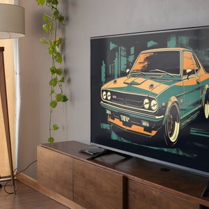 Nissan Skyline Inspired Smart TV Art | Tokyo Street Scene | Digital ...