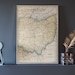 Vintage Ohio Map Art: Printable Antique State Map (digital Download) - Etsy