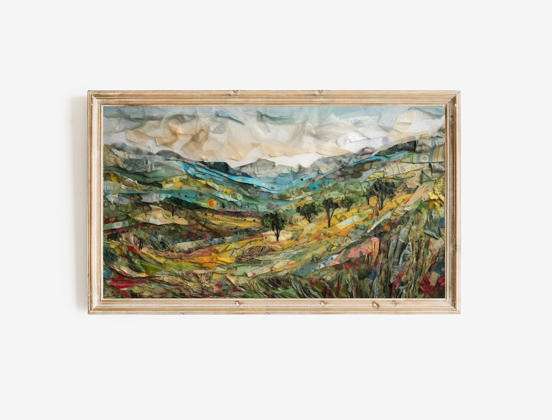 Abstract Rolling Hills Landscape Art for Samsung Frame TV (digital ...