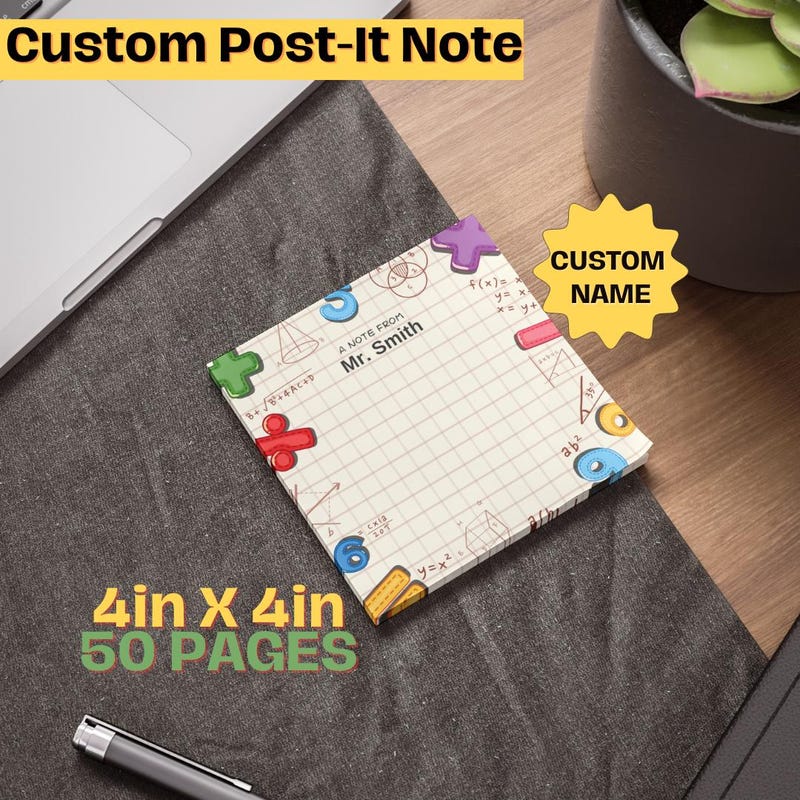 Math Notes - Etsy