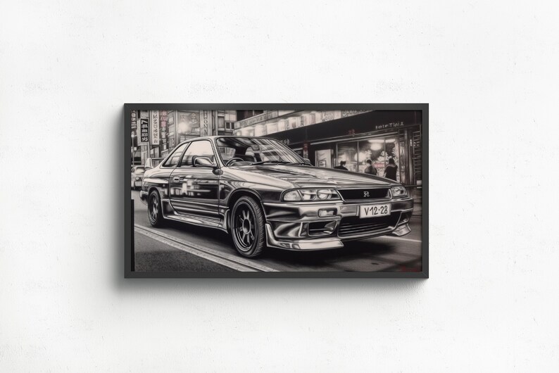 JDM Legend Nissan Skyline R32 Smart TV Art Tokyo Street - Etsy