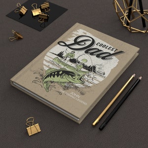 Custom Fishing Gift Catch List Journal - Personalized Fishing Note Book ...