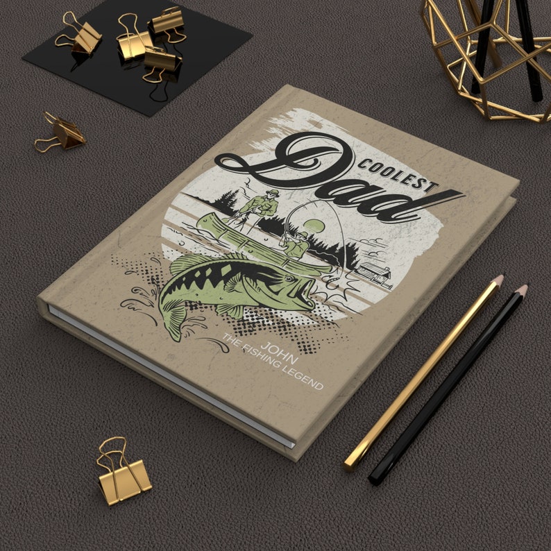 Custom Fishing Gift Catch List Journal Personalized Fishing Note Book ...