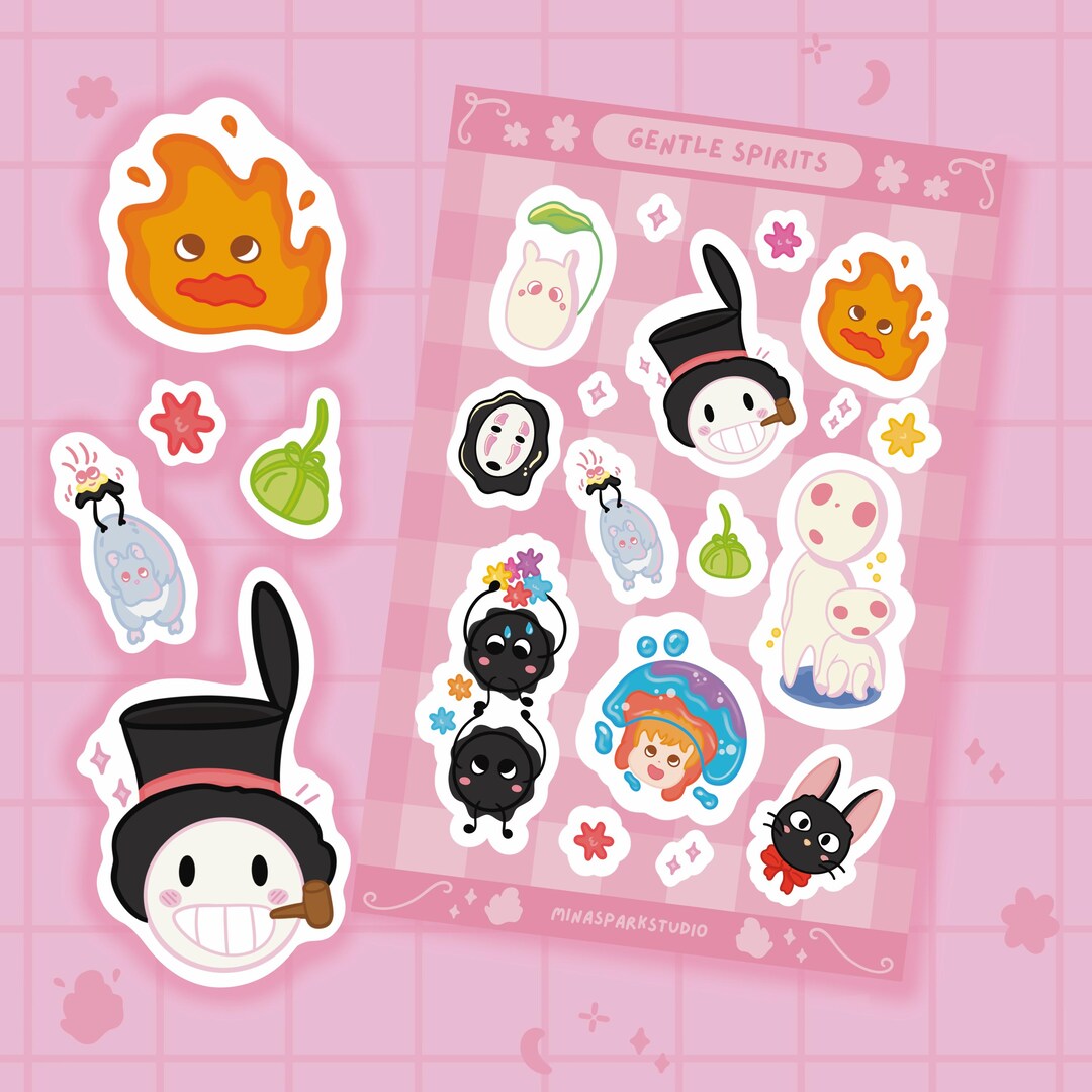 P09. Gentle Spirits Sticker Sheet - Etsy