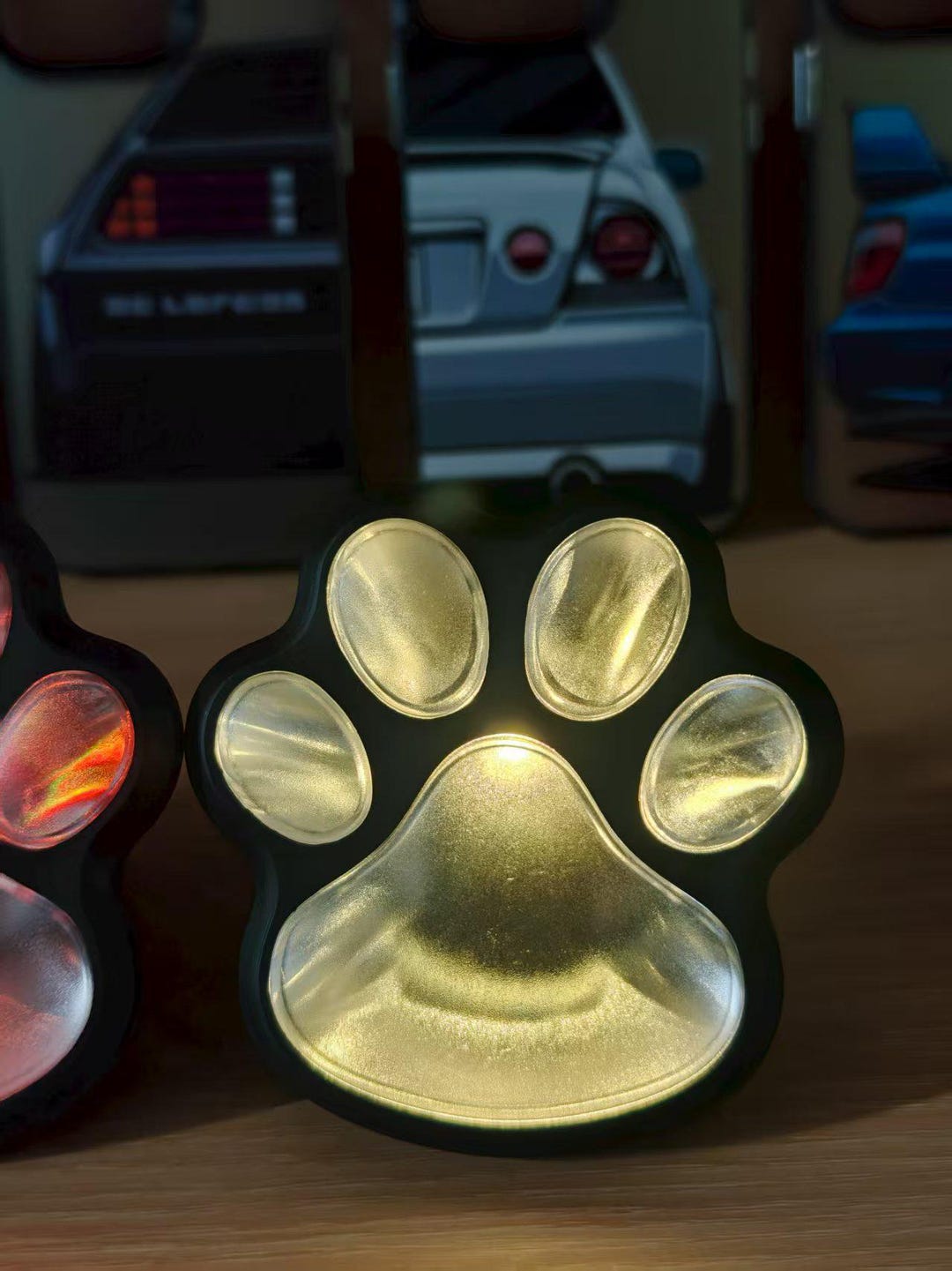 Solar Paw Print Garden Lights – Cute Outdoor LED Pathway Lights for Pet ...