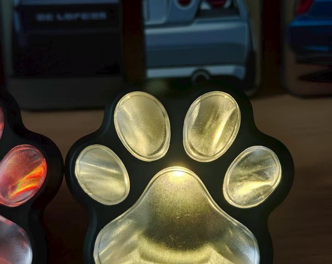 Solar Paw Print Garden Lights – Cute Outdoor LED Pathway Lights for Pet ...