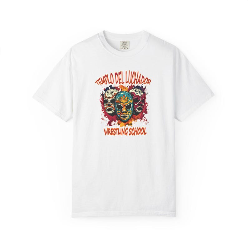 Camiseta retro con máscara de Lucha Libre / Camiseta de lucha libre ...