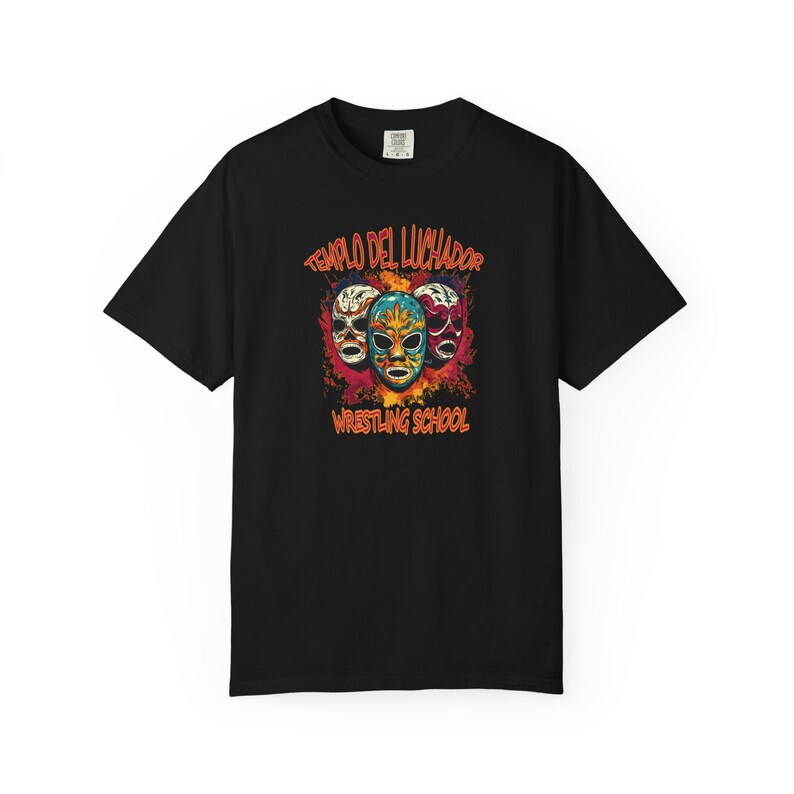 Camiseta retro con máscara de Lucha Libre / Camiseta de lucha libre ...