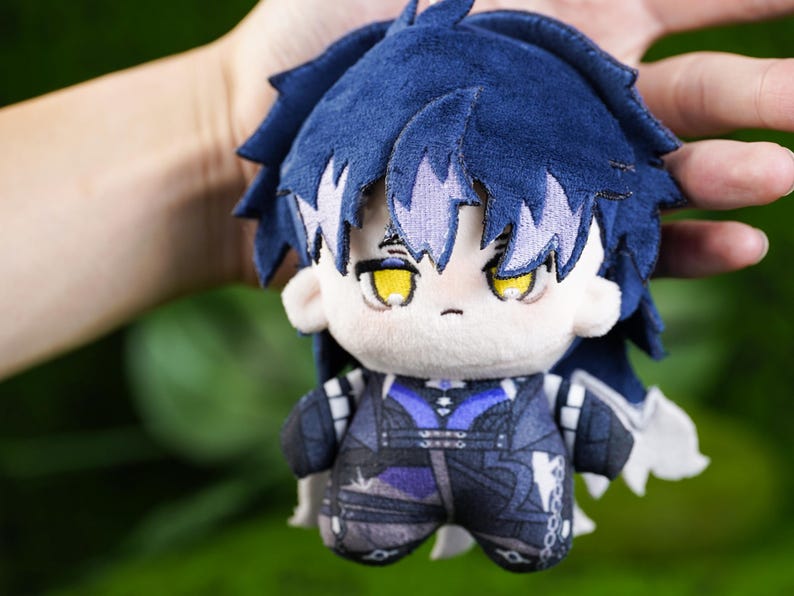 Genshin Impact Flins Chibi Plush Doll 10cm Stuffed Toy for Gamers ...
