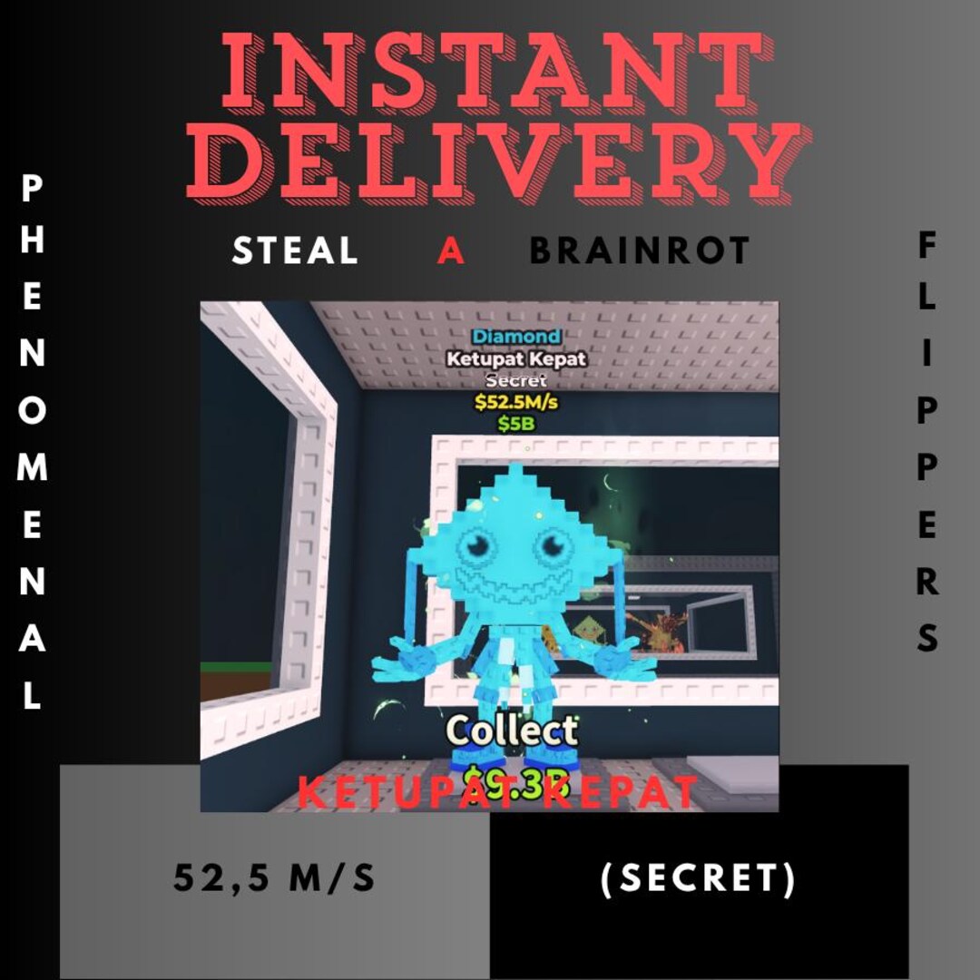 Ketupat Kepat (diamond) | Steal a Brainrot Roblox | Secret - Etsy