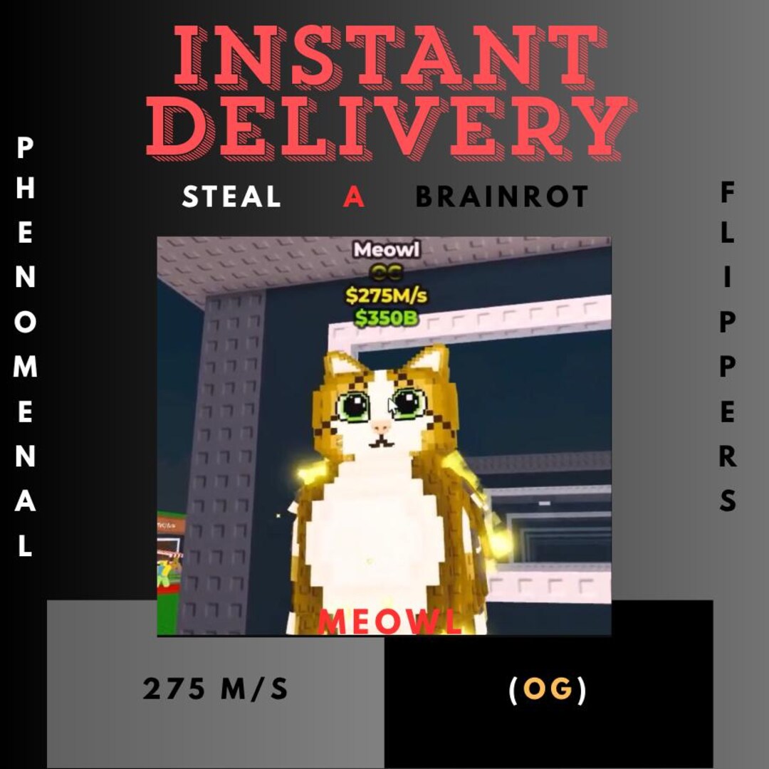 Meowl | Steal a Brainrot Roblox | OG - Etsy Australia