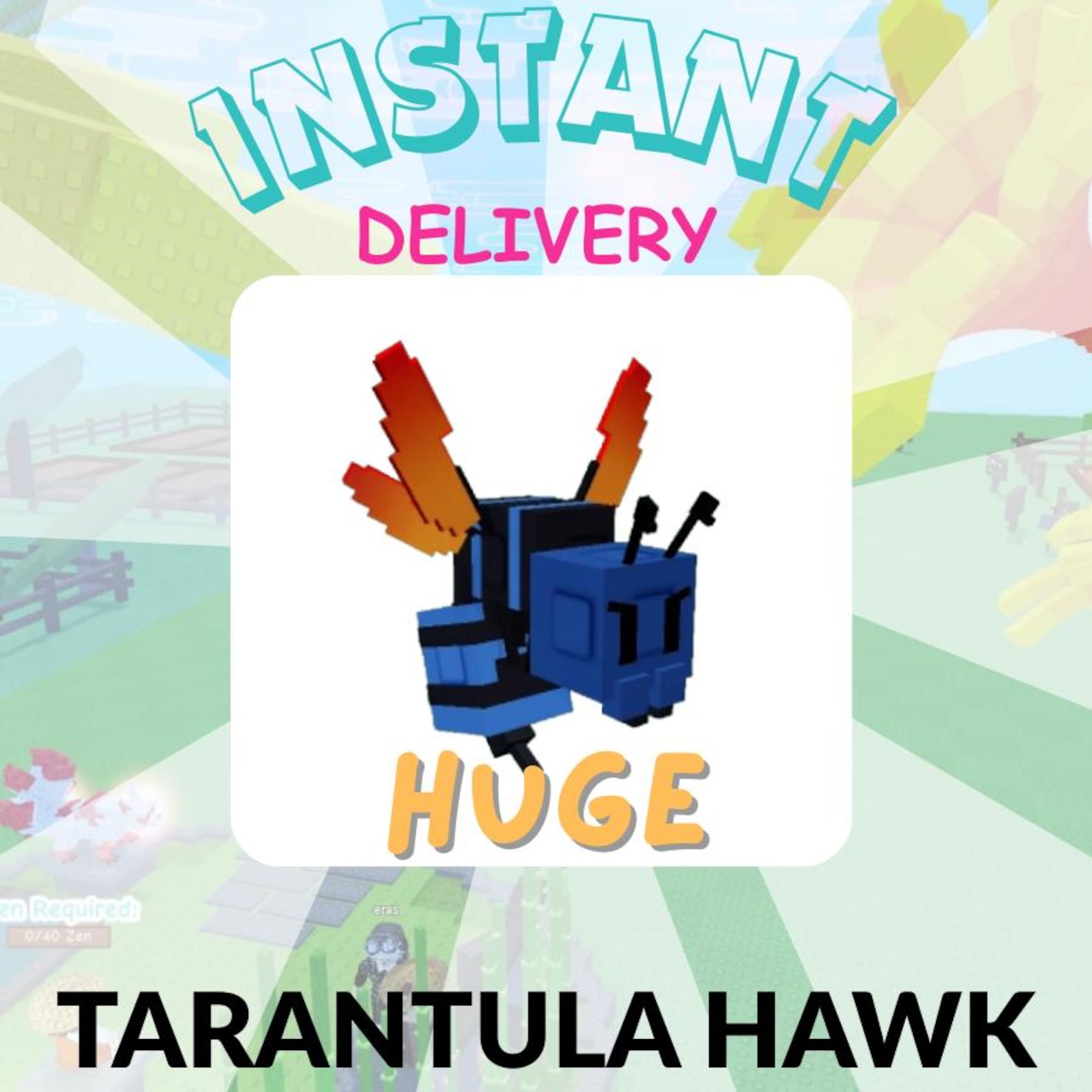 Huge Tarantula Hawk | Grow A Garden Roblox | Rare | Legendary ...