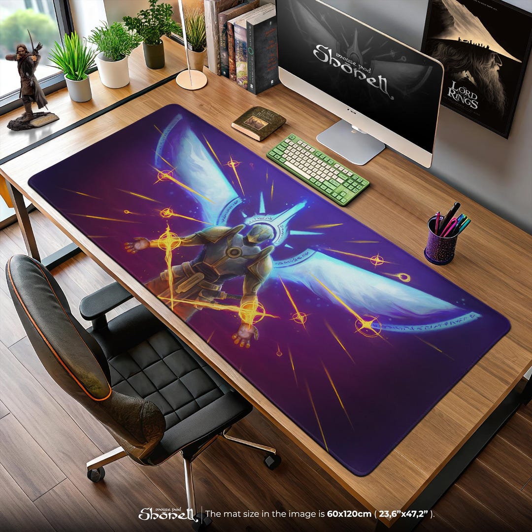 ULTRAKILL Gabriel Mouse Pad - Judge of Hell Angelic Boss Desk Mat ...