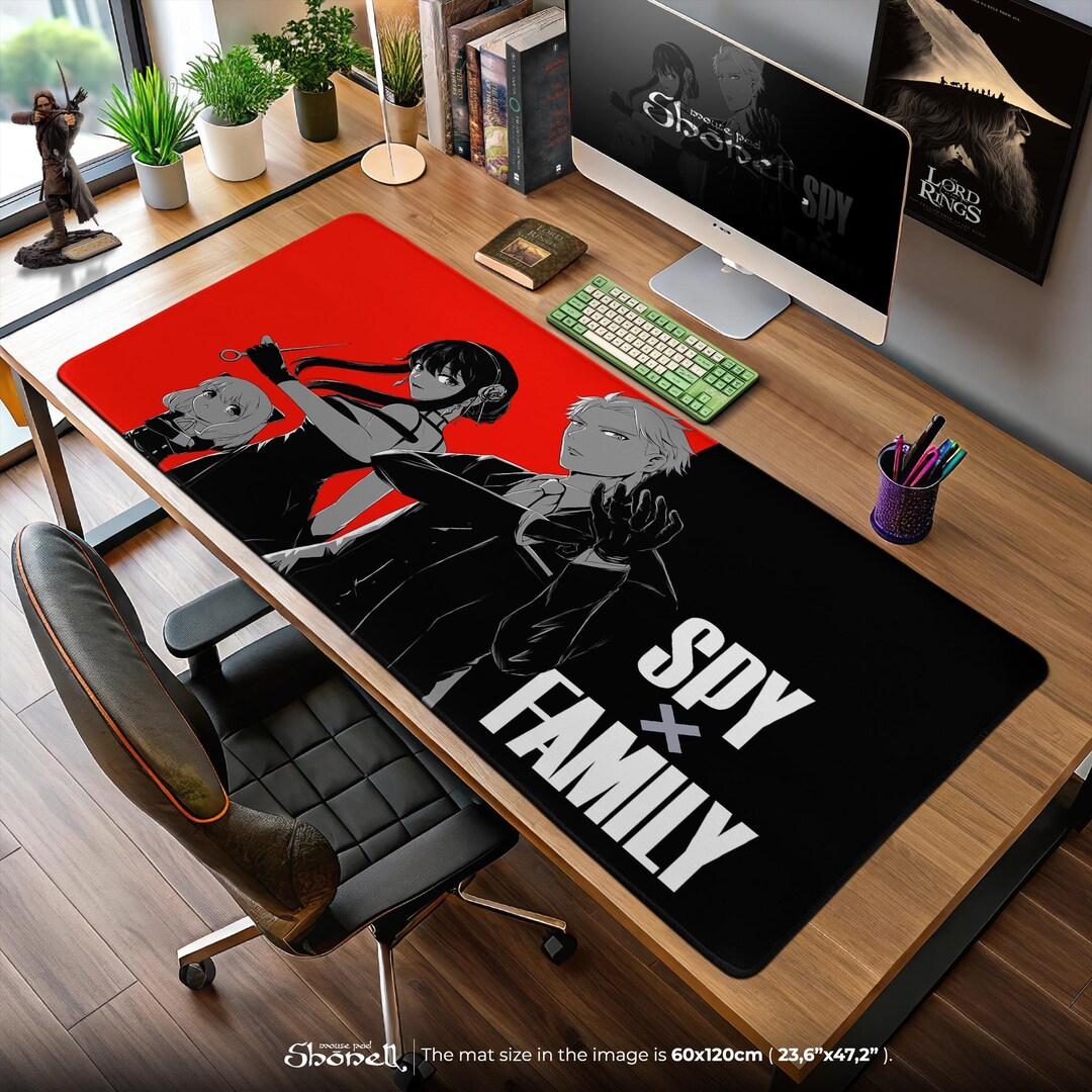 Spy X Family Mouse Pad - Forger Family Anime Desk Mat With Loid, Yor ...