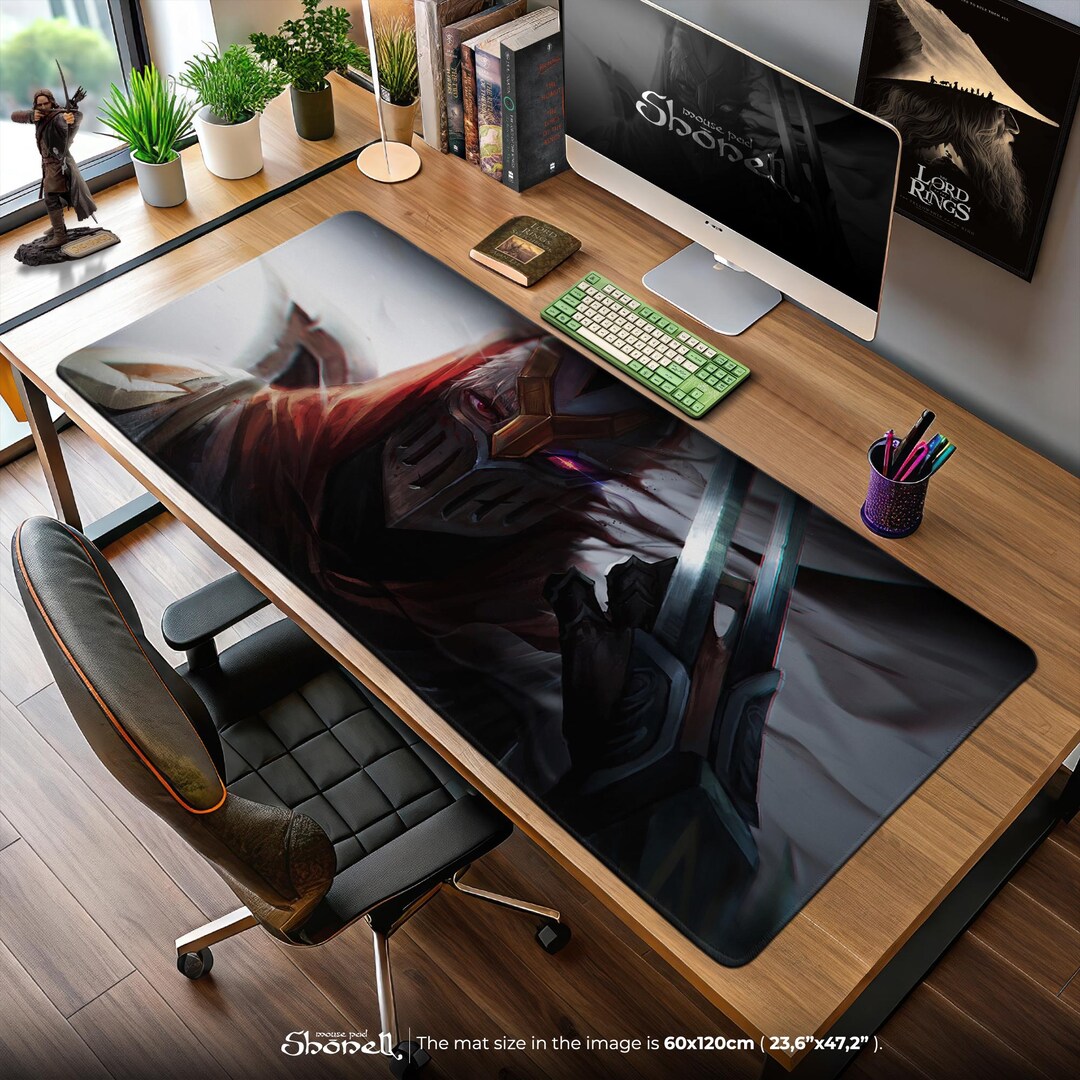 Zed League of Legends Mouse Pad - Shadow Assassin Desk Mat With ...