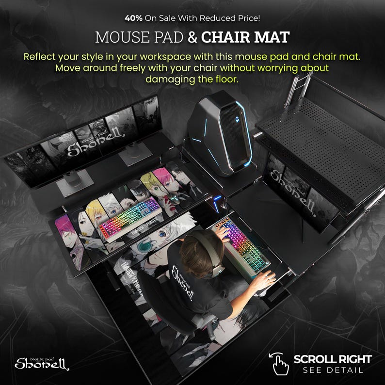 Hunter X Hunter Mouse Pad – Gon, Killua, Kurapika & Hisoka in Formal ...