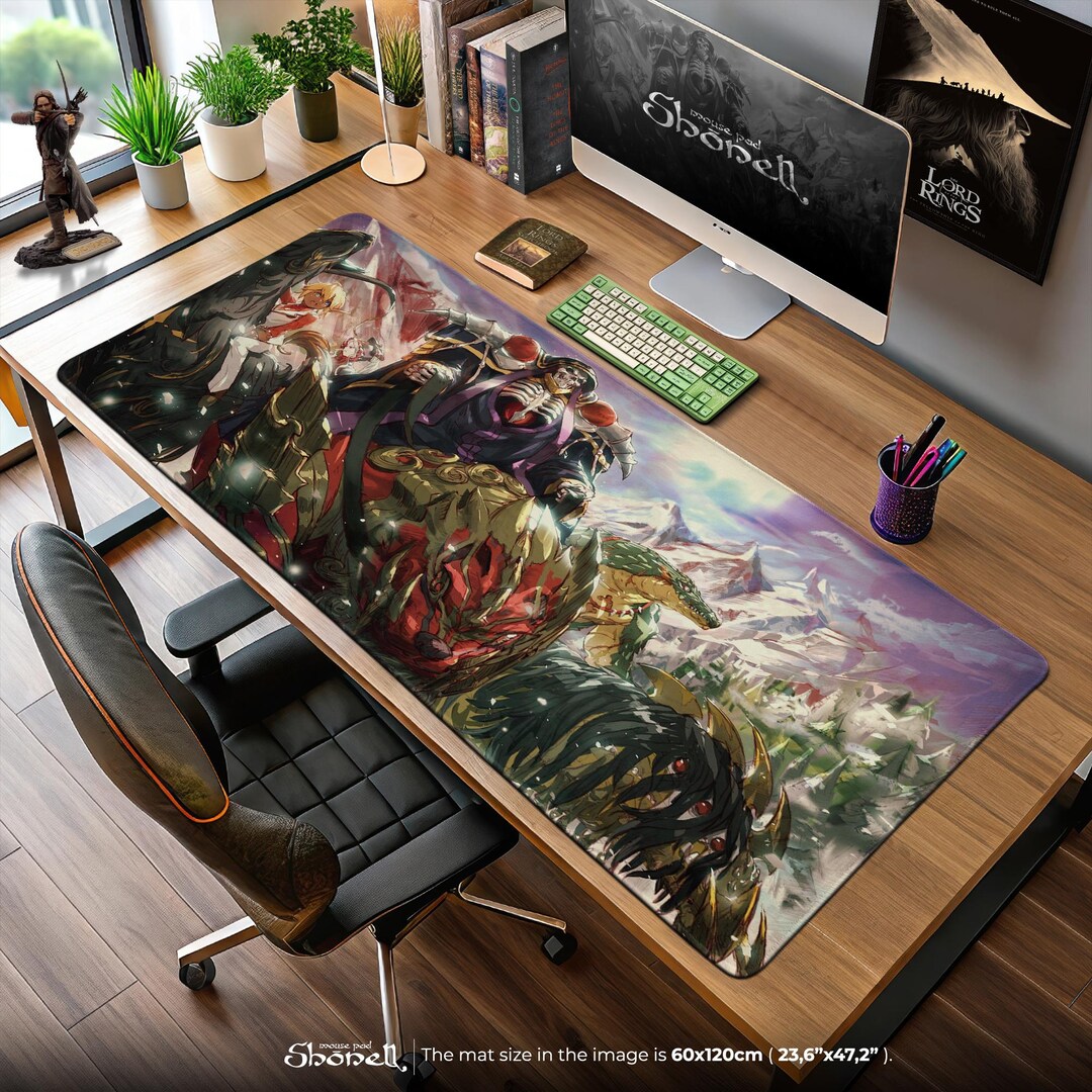Ainz Ooal Gown Mouse Pad – Overlord Beast Army Mountain Scene, Anime ...