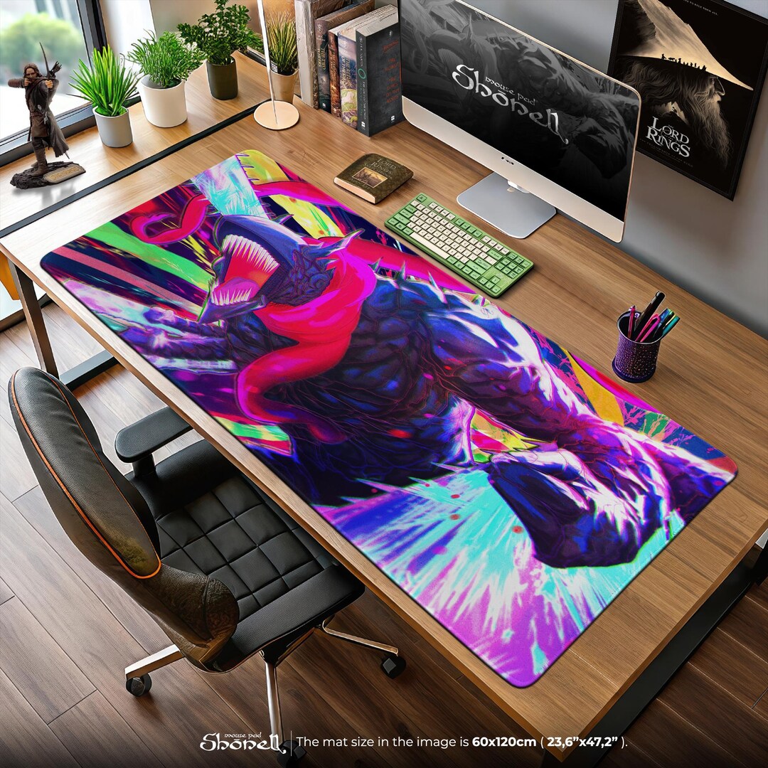 Mouse Pad Diabólico Chainsaw Man - Tapete de Mesa para Jogos Bat Devil ...