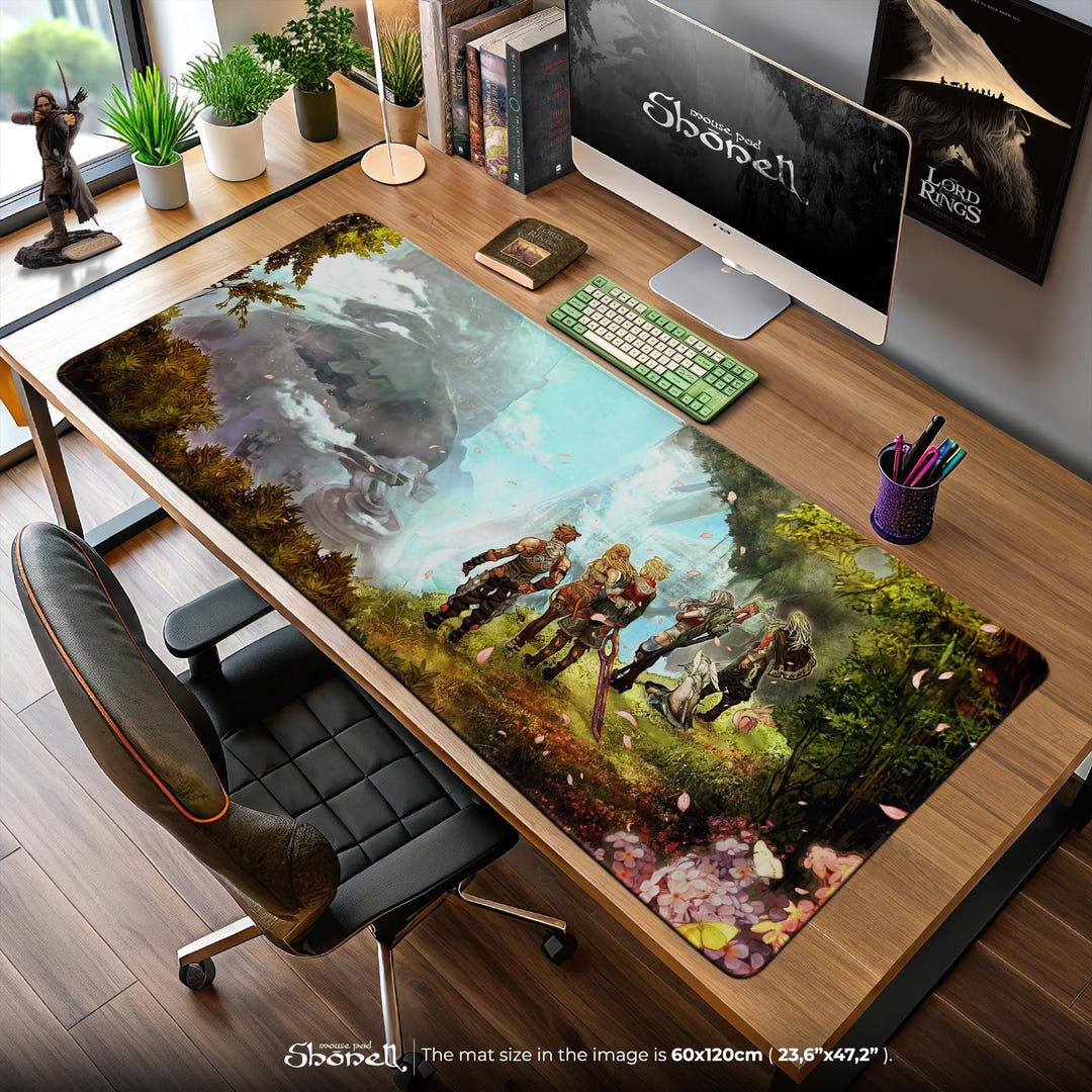 Xenoblade Chronicles Desk Mat – Sword Valley Scene With Shulk and Party ...