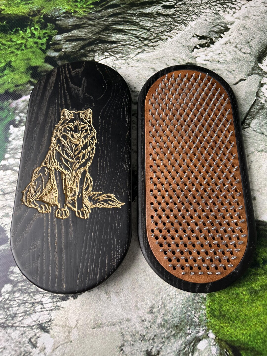 Sadhu Board “wolf” — Yoga of Stability, Freedom, and Inner Strength - Etsy