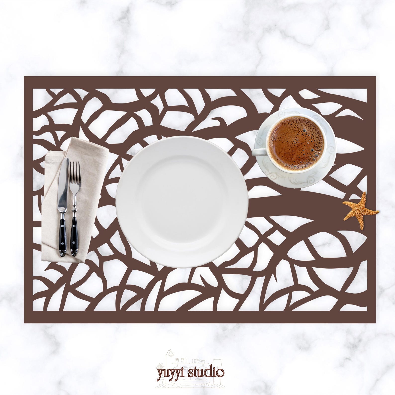 Laser Cut Placemat Designs: Wood Table Mat Collection (digital Download ...