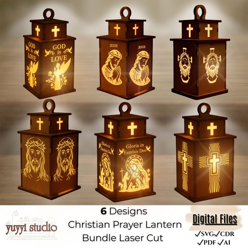 Jesus Lantern Dxf File - Etsy